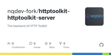 Github Nqdev Forktoolkit Toolkit Server The Backend Of