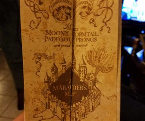 How To Make The Marauders Map With Pictures Instructables