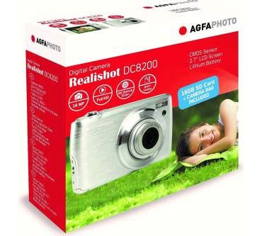 Agfaphoto Realishot Dc8200 Einsteigerkamera Mit Gesichtserkennung Und