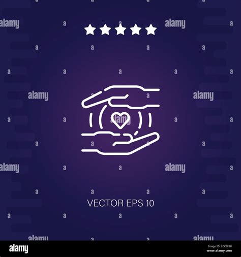 Compassion Vector Icon Modern Illustration Stock Vector Image And Art Alamy