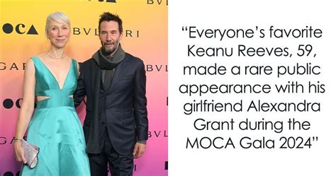 Keanu Reeves Kisses Alexandra Grant In What Has Been Described As His