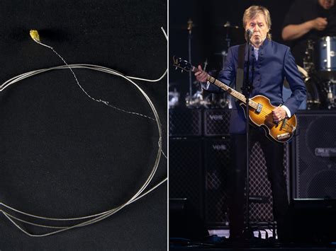 Paul Mccartneys Epiphone Guitar String Up For Auction