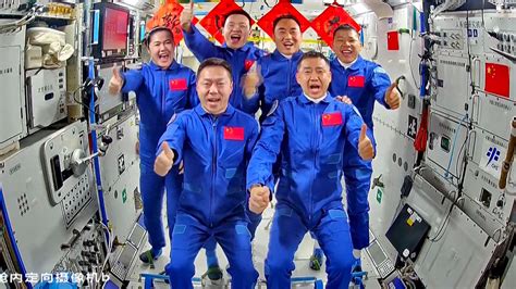 Chinas Shenzhou 20 Astronauts Arrive At Tiangong Space Station Video