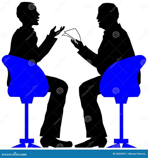 Interview Cartoon Vector 2502909