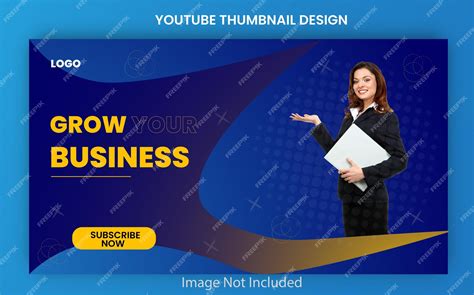 Premium Vector Modern Youtube Thumbnail Design With Awesome Text Template
