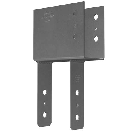 Simpson Ecc48 End Column Cap Gray Paint Fasteners Plus