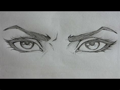Angry Eyebrows Drawing