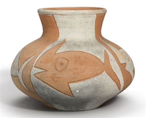 Pablo Picasso Quatre Poissons Dated 29 Juill 50 Painted And Incised