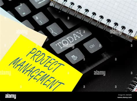 Conceptual Display Project Management Business Concept Application Process Skills To Achieve