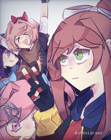 Pin By Dremon 007 On Ddlc In 2025 Literature Club Anime Poses Reference Anime Poses