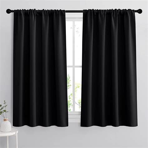 Guajde 24 Inch Curtains For Kitchen Room Darkening Privacy Mini Curtain