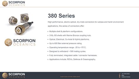 380seriesshow Scorpion Oceanics