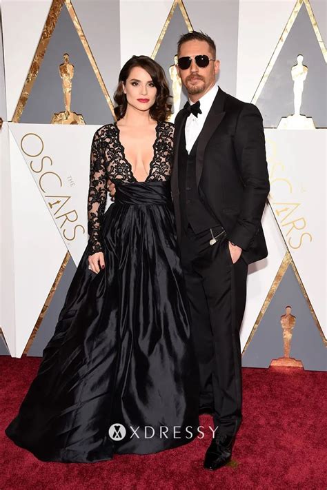 Charlotte Riley Black Lace And Satin Formal Gown Xdressy