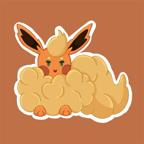 Fluffy Mad Flareon By Akiioraw On Deviantart
