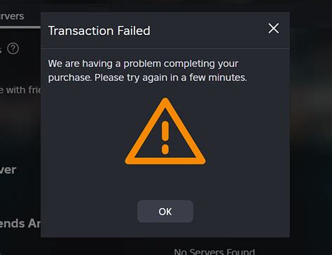 Transaction Failed On A Private Server Purchasing Bugs Developer