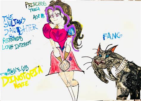 Princess Thalla And Fang By Masonmdaythetrex On Deviantart