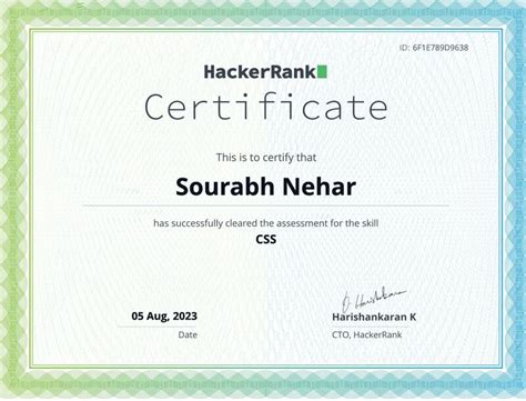 Sourabh Nehar On Linkedin Hackerrank Skills