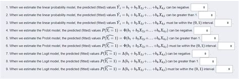 Solved When We Estimate The Linear Probability Model Chegg