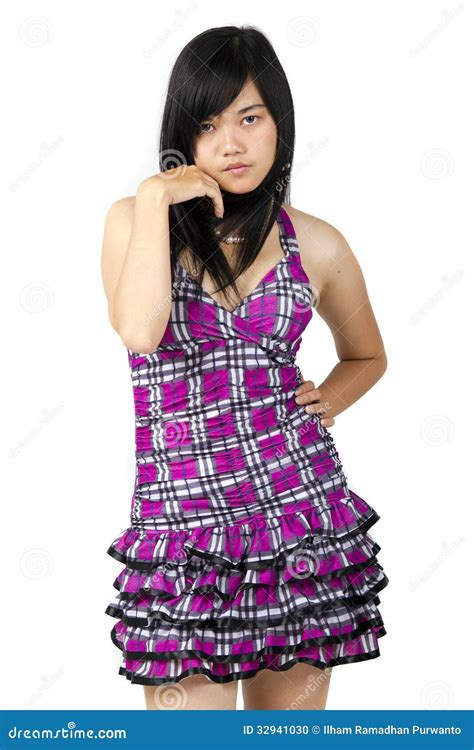 Fille Asiatique Avec La Pose Sexy Photo Stock Image Du Chinois Charme