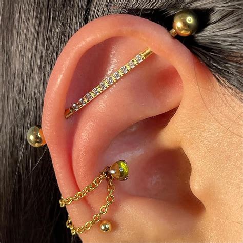 Scaffold Industrial Piercing Barbell