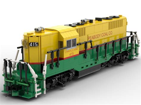 Lego Moc Peabody Coal Gp9 By Yellowlxf Rebrickable Build With Lego