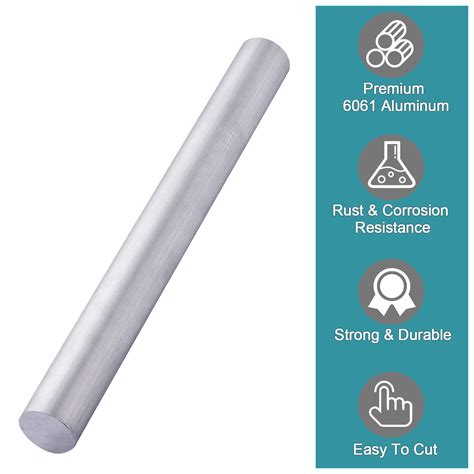 6061 Aluminum Bar 4” Diameter Aluminum 6061 Round Rod 7” Long T6511