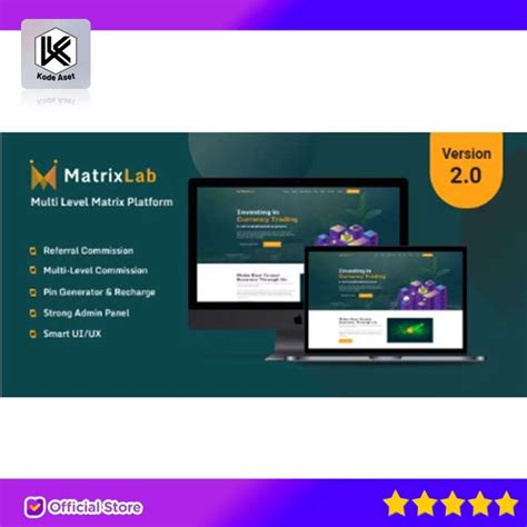 Promo Source Code Aplikasi Matrixlab Multilevel Matrix Platform By Kodeaset Diskon 98 Di