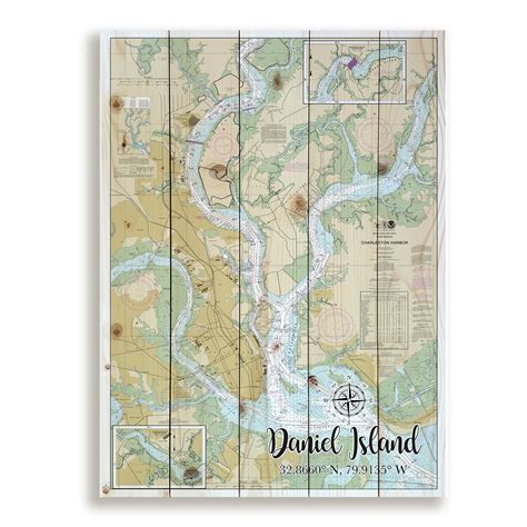 Daniel Island Sc Pallet Map Mapmom
