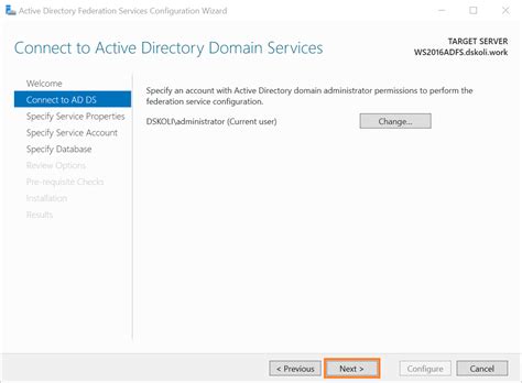 Configure The Federation Service On Windows Server Adfs Dskoli