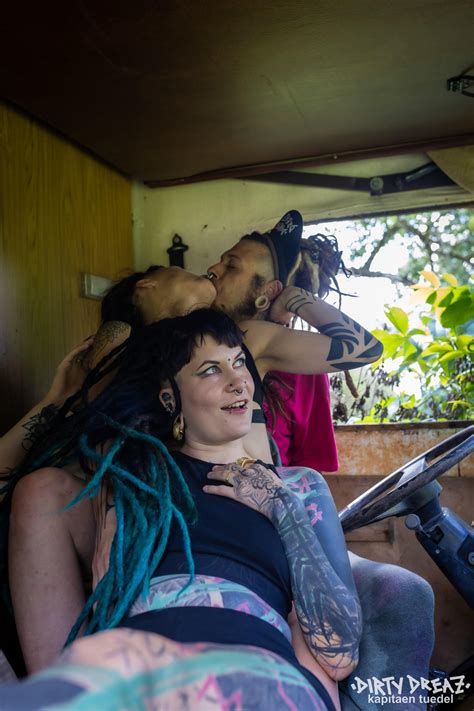 Tattooed Couple Kissing Hinged Upside Down 16 Photos