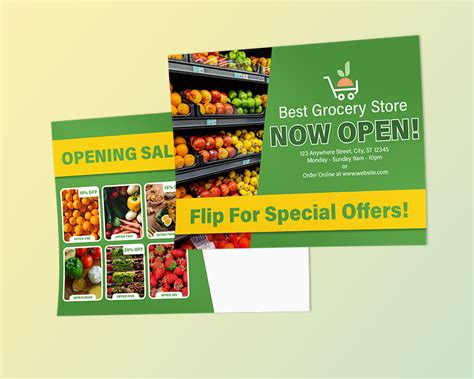 12 X 9 Eddm Postcard Template Landscape