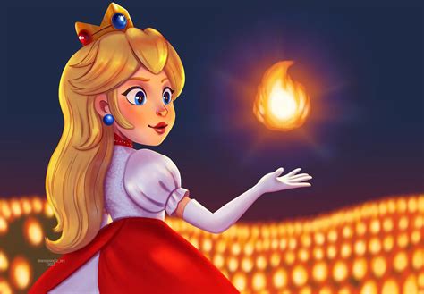 Princess Peach As The Fire Princess By Migmonster1979 On Deviantart