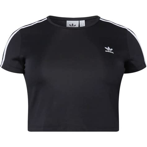 Adidas Originals Тениска Adicolor Classics 3 Stripes черно бяло