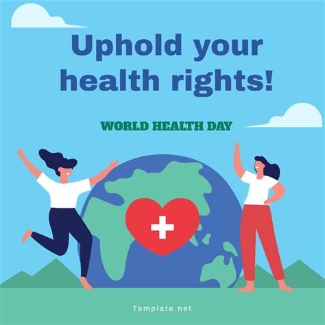 Free World Health Day Instagram Post Template To Edit Online