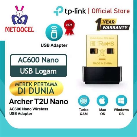 Jual Tp Link Archer T U Nano Ac Nano Wireless Usb Adapter Di Seller Metoocel Official Store