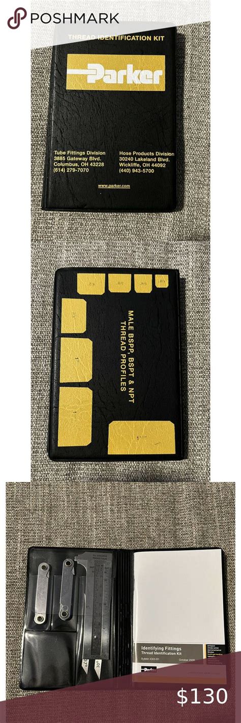 Parker Hydraulic Thread Identification Kit Mik 1 Caliper Set