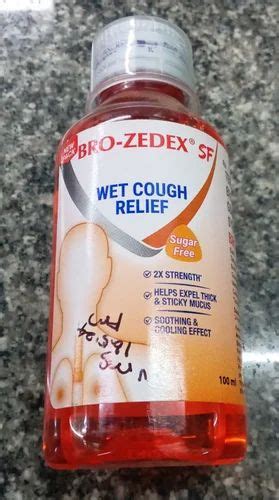 Bro Zedex Sf Syrup Packaging Size 100 Ml At ₹ 16550bottle In Marthandam Id 2854751762855