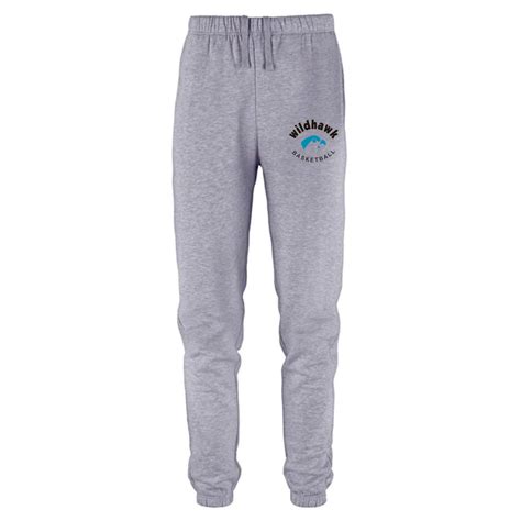 Youth Sport Grey Sweatpants Wildhawk Basketball