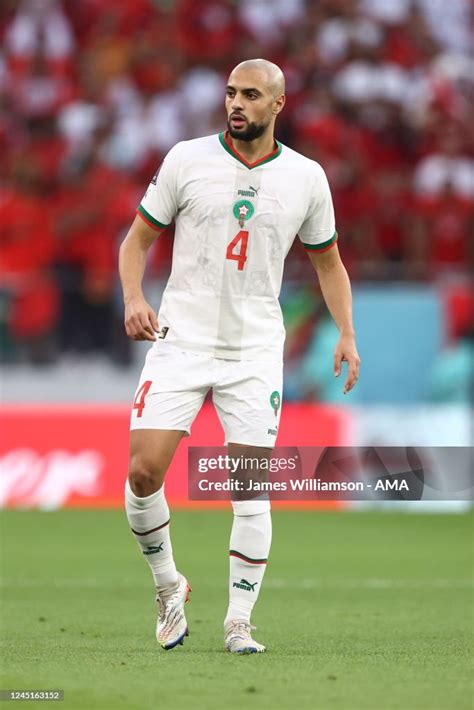 Sofyan Amrabat Of Morocco During The Fifa World Cup Qatar 2022 Group