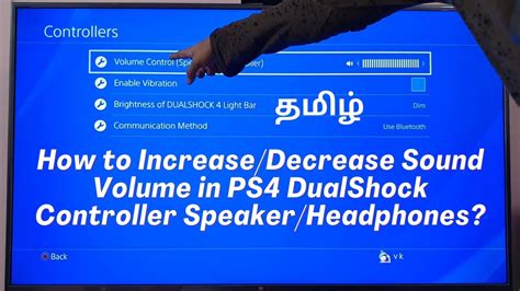 How To Increase Decrease Sound Volume In Ps4 Dualshock Controller