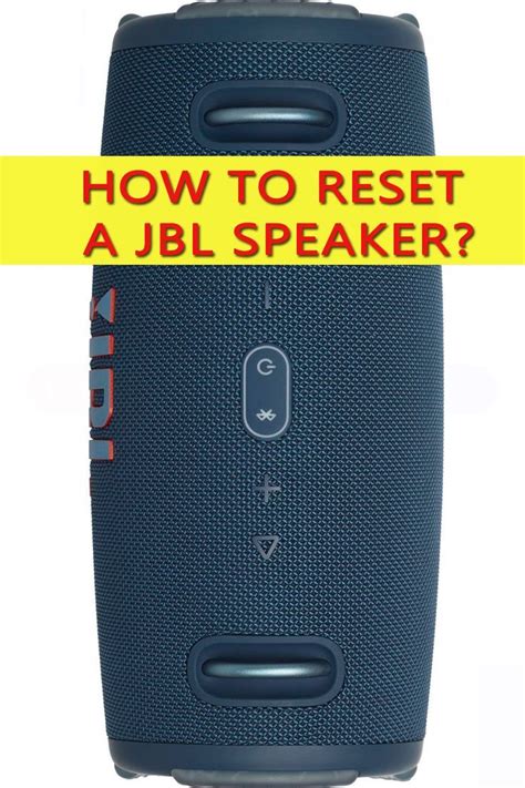 How To Reset A Jbl Speaker Step By Step Artofit