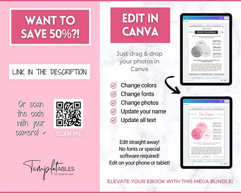 Workbook Template Bundle Canva Worksheet Templates Ebook Lead Magnet