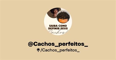 Cachosperfeitos Instagram Tiktok Linktree