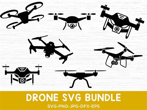 Drone Svg Bundle Drone Vector Drone Cut Files Drone Pilot Svg High
