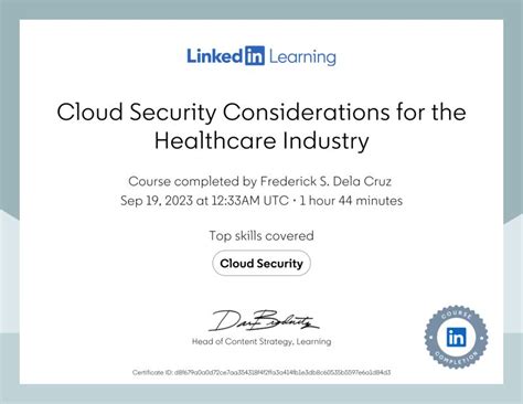 Frederick S Dela Cruz On Linkedin Certificate Of Completion