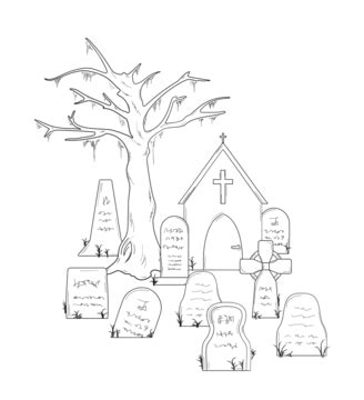 A Vampire At The Cemetery Grave Blood Cross Vector Grave Blood Cross