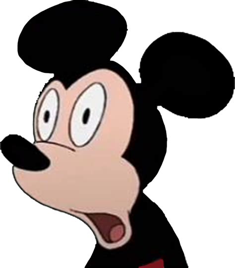 Mickey Mouse Surprised Face
