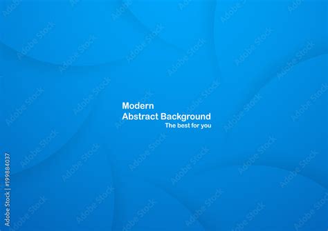 Abstract Blue Curve Background With Copy Space For White Text Modern Template Design For Cover