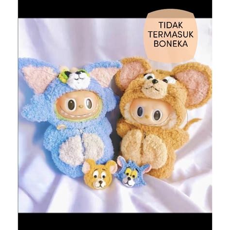 Jual Ready Baju Rajut Costume Tom And Jerry Labubu Baju Labubu Handmade Rajut Aksesories