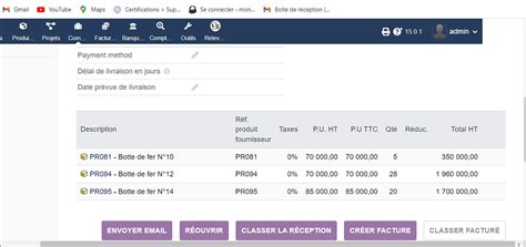 Transformation Dun Bon De Commande Fournisseur En Plusieur Facture